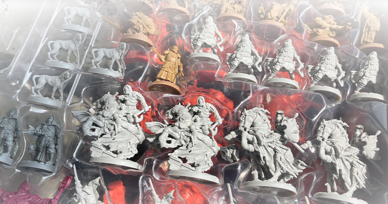 The Dead Keep by CMON - White Samples and Vacuum Trays of The Dead Keep ...