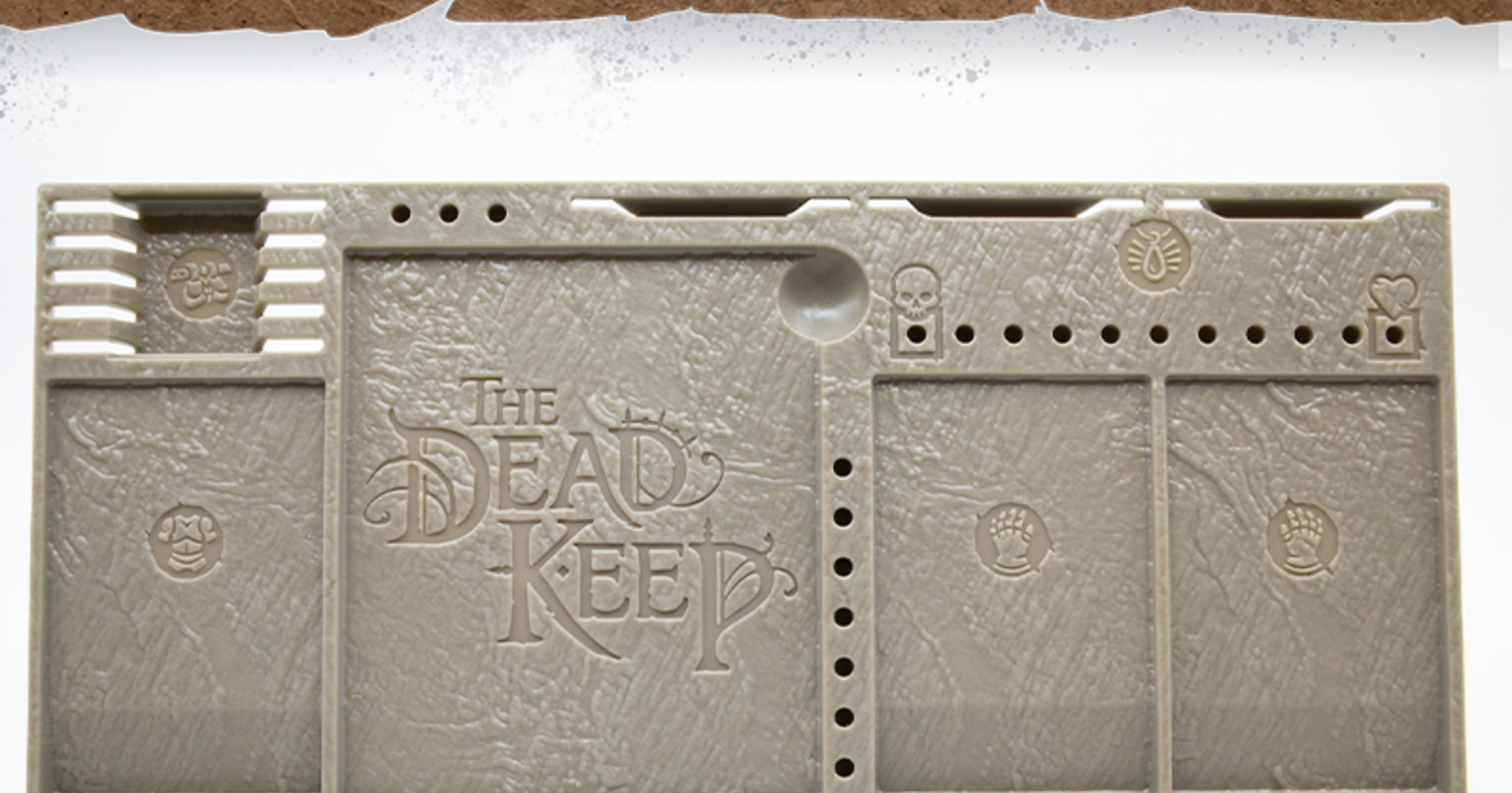 The Dead Keep by CMON - Dashboards and Color Plastic Samples - Gamefound