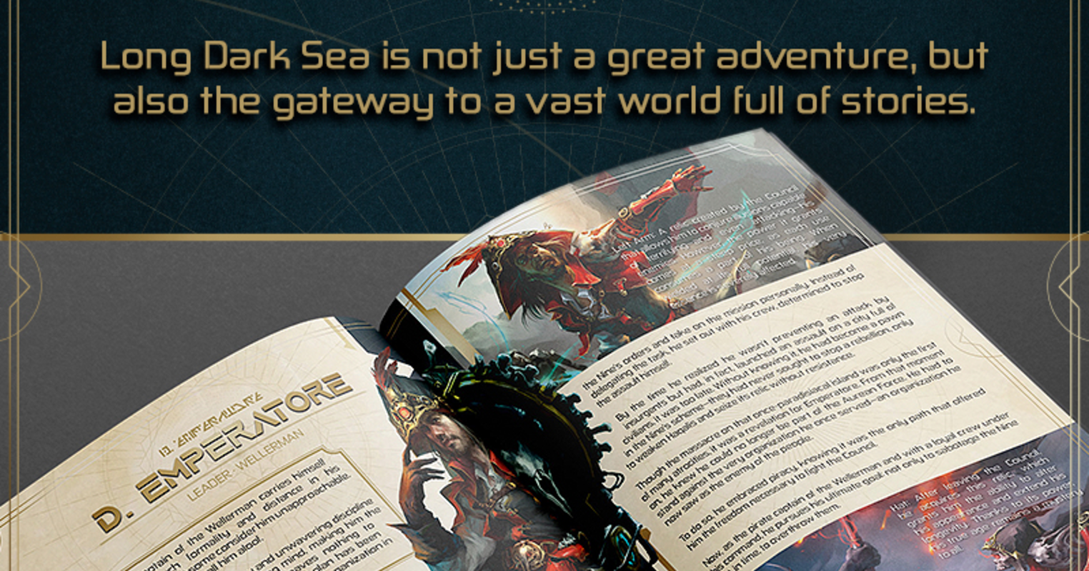 LONG DARK SEA by DELUSIO GAMES - Building The Universe #1 - Gamefound