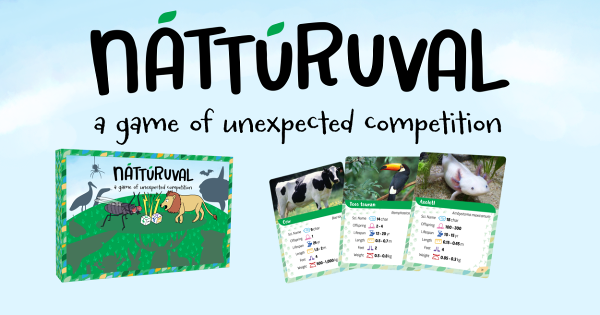 Náttúruval: A Game of Unexpected Competition by Bespoke Games - Gamefound