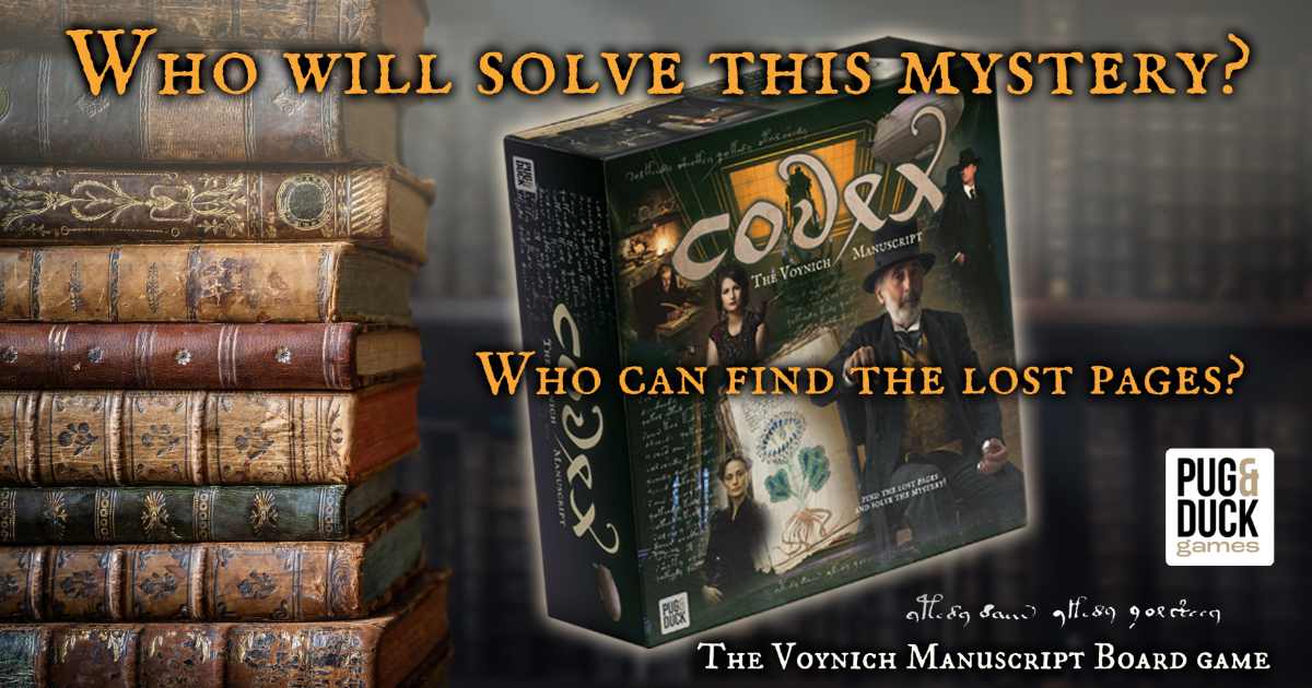 The Voynich board game CODEX. by Pug and Duck Games - Gamefound