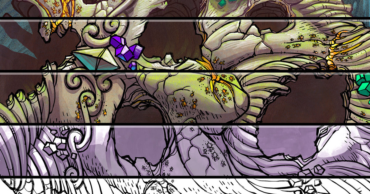 Leviathan Wilds Second Printing (Plus Deepvale Expansion!) by Moon Crab Games - Art Deep Dive ...