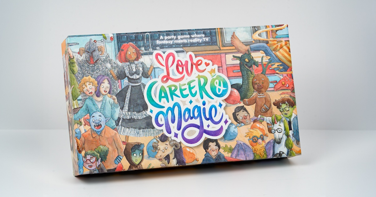Love, Career & Magic: A mythical reality TV board game by Pegasus Games - Gamefound