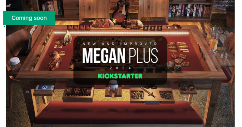 The Megan Gaming Table by Geeknson Team - New Kickstarter Campaign for ...