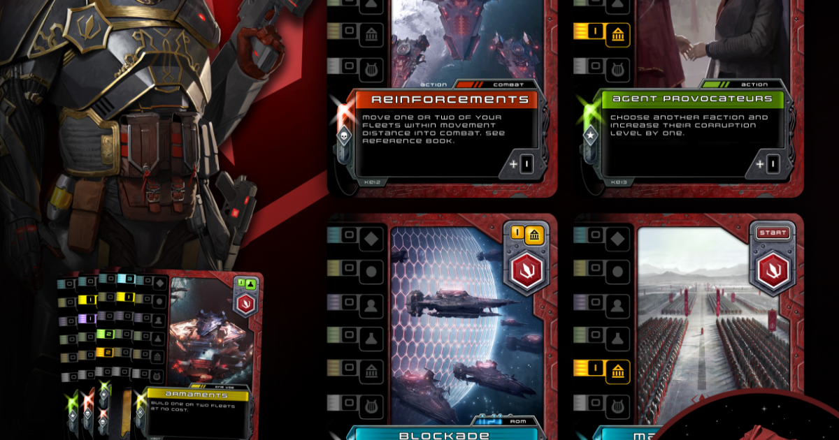 Casus Belli by Wallace Designs - The Automa and Casus Belli as a 2 Player Game - Gamefound