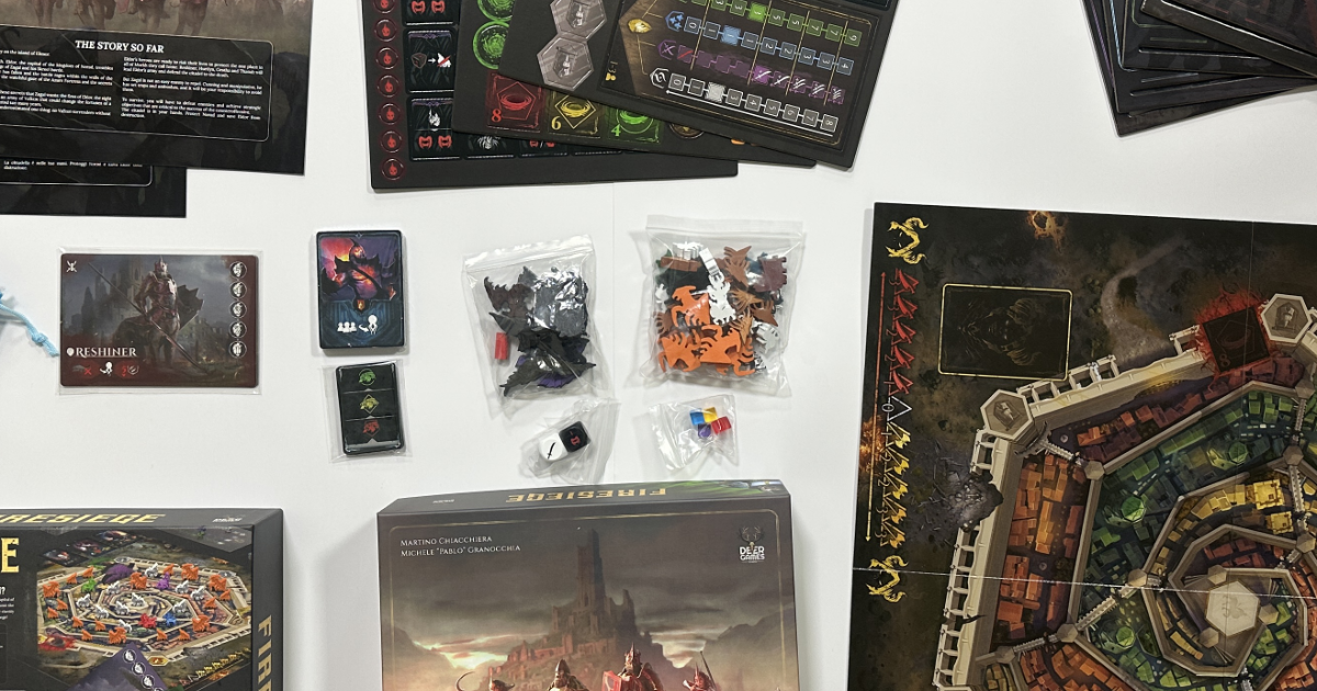 Firesiege | Siege-themed board game for 1-4 players by Deer Games ...