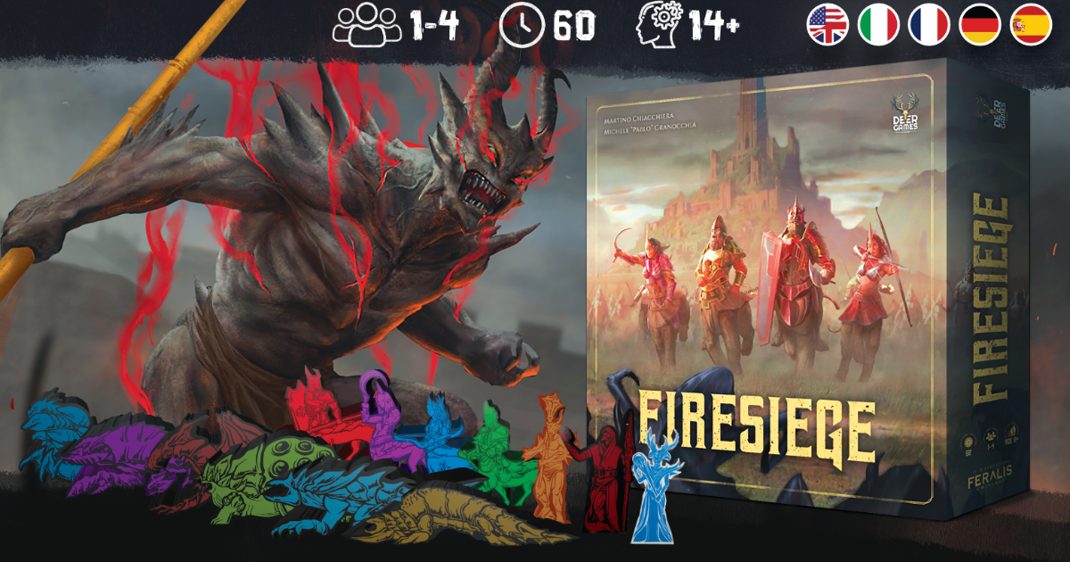 Firesiege | Siege-themed board game for 1-4 players by Deer Games ...