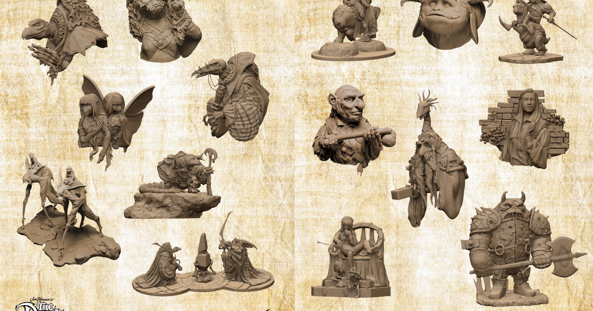 Jim Henson's Labyrinth & The Dark Crystal Collectible Models by ...