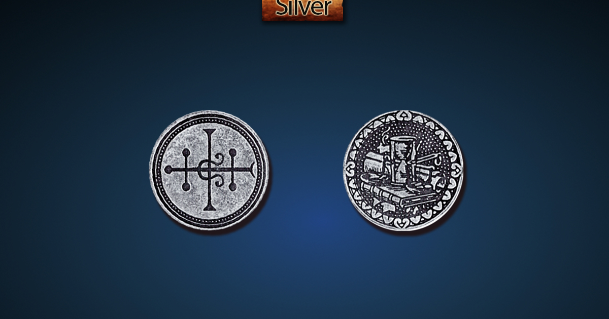 Legendary Metal Coins Season 4 by Drawlab - Alchemist Silver Coins ...