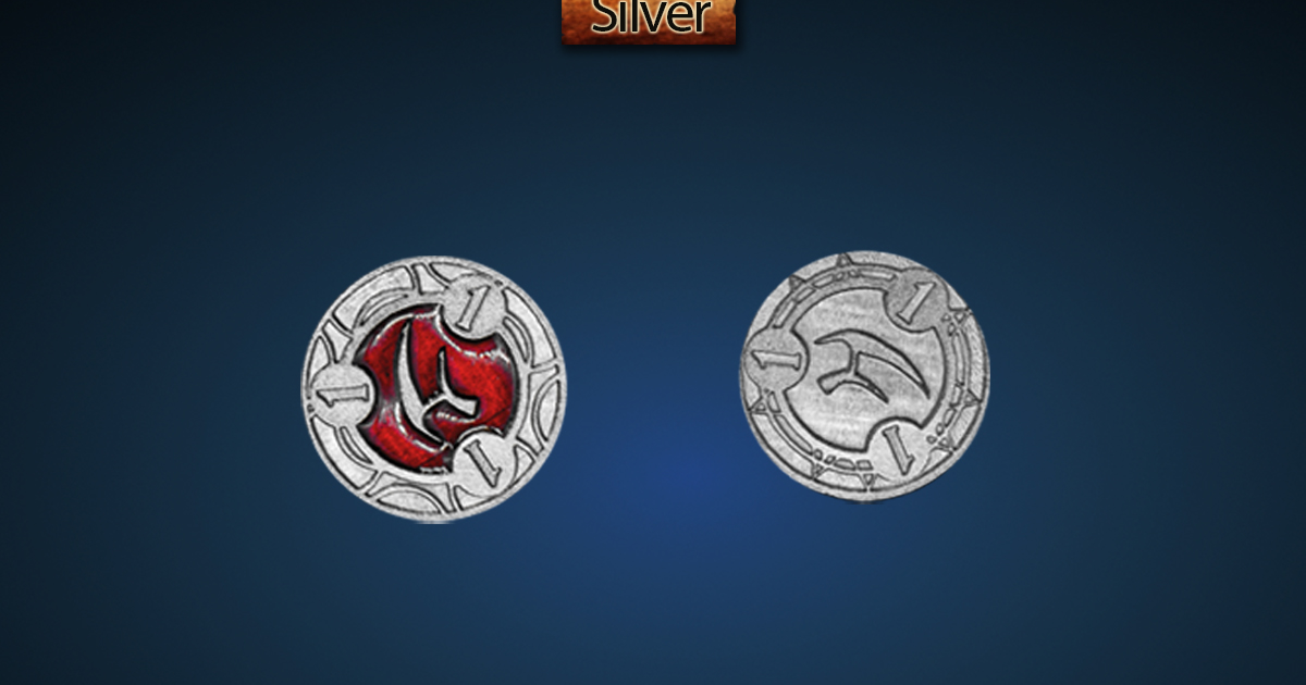 Legendary Metal Coins Season 4 by Drawlab - RPG Spell Token 1 - Gamefound