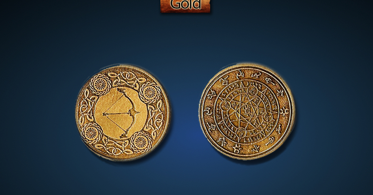 Legendary Metal Coins Season 4 by Drawlab - Elven Gold Coins - Gamefound