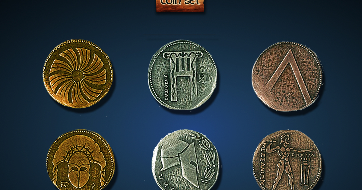 Legendary Metal Coins Season 4 by Drawlab - Spartan Stretch Goals ...