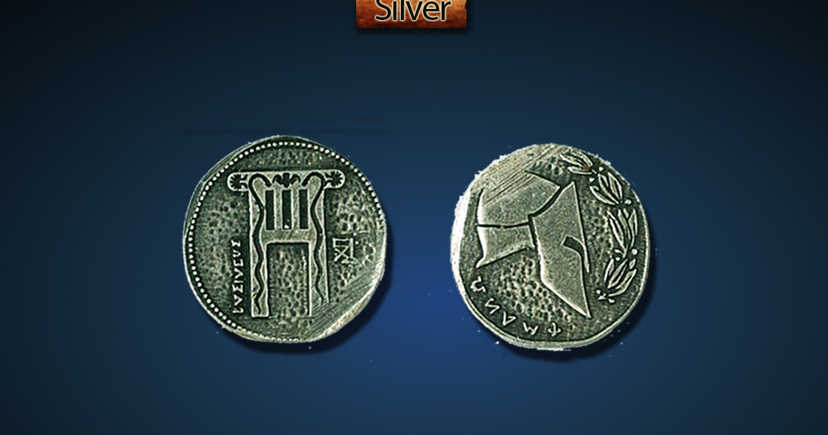 Legendary Metal Coins Season 4 by Drawlab - Spartan Silver Coins ...
