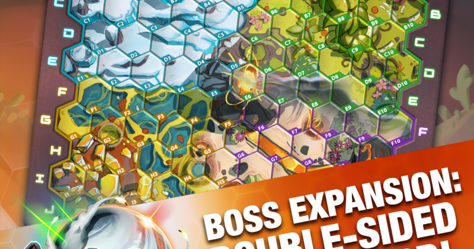 Rumble Planet by Ankama Boardgames - Day 16 Reveal: Boss Expansion – Double-Sided Game Board ...