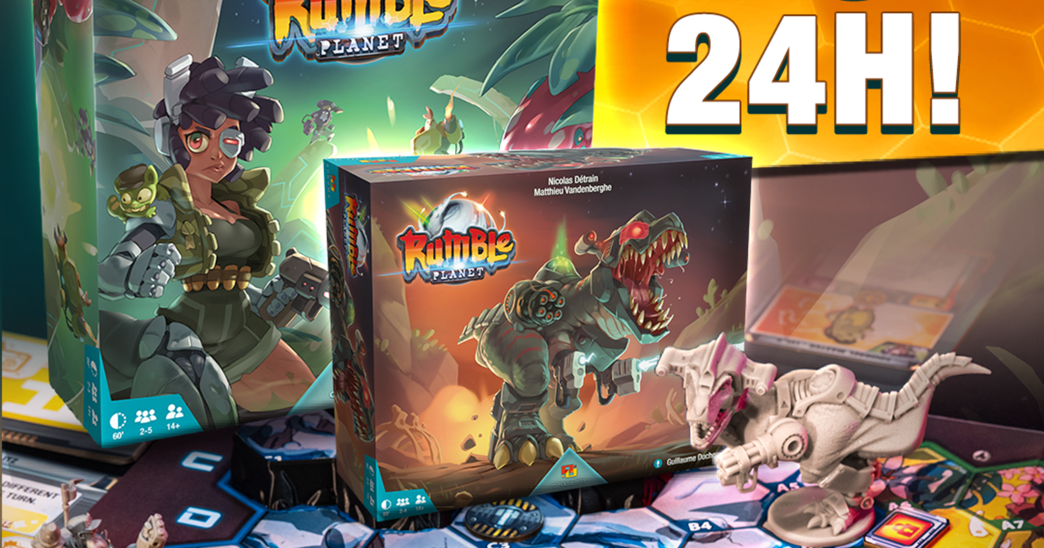 Rumble Planet by Ankama Boardgames - Only 24 Hours Left - Gamefound