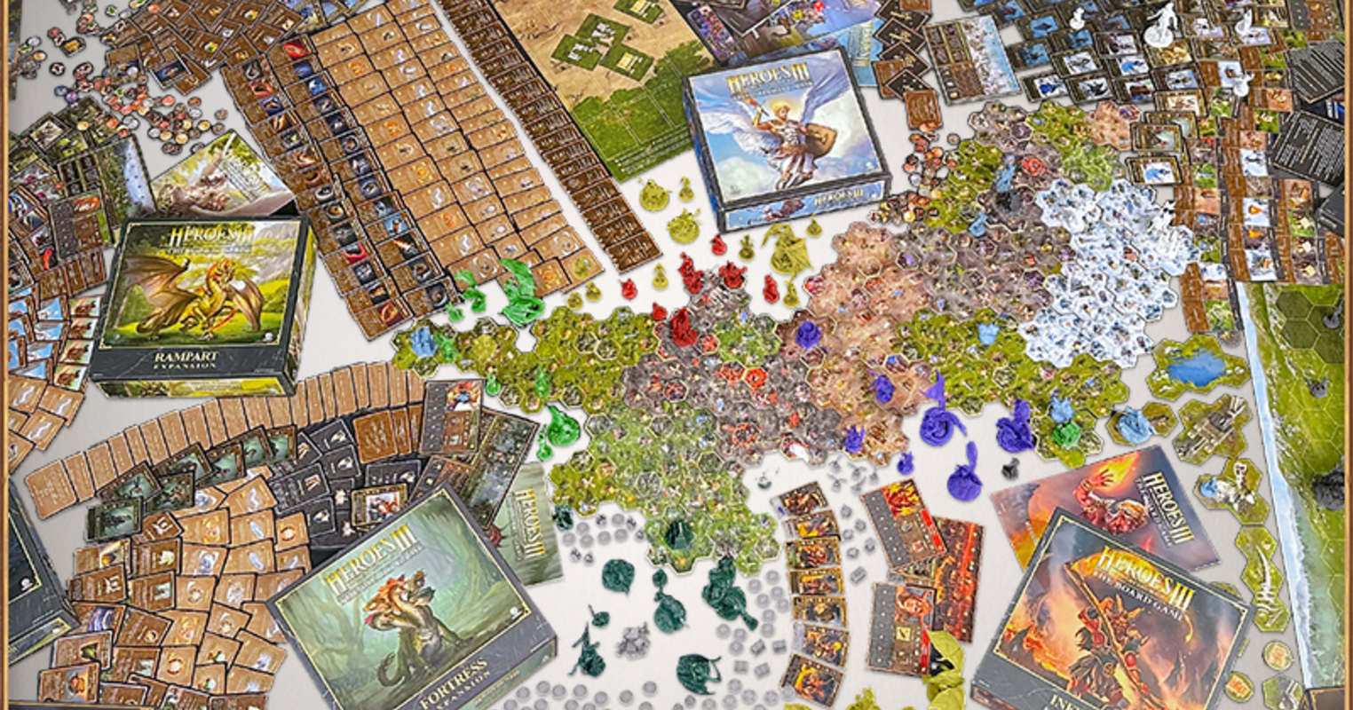 Heroes of Might & Magic III: The Board Game - Stronghold, Conflux ...