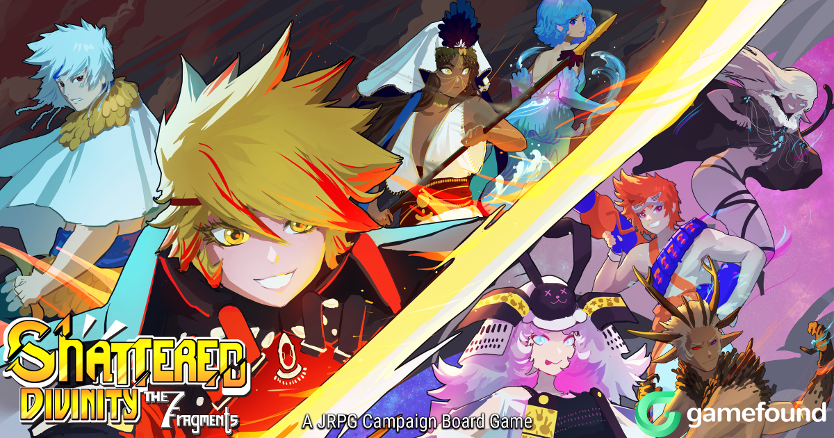 Shattered Divinity: The 7 Fragments - JRPG Anime Board Game by Cyber ...