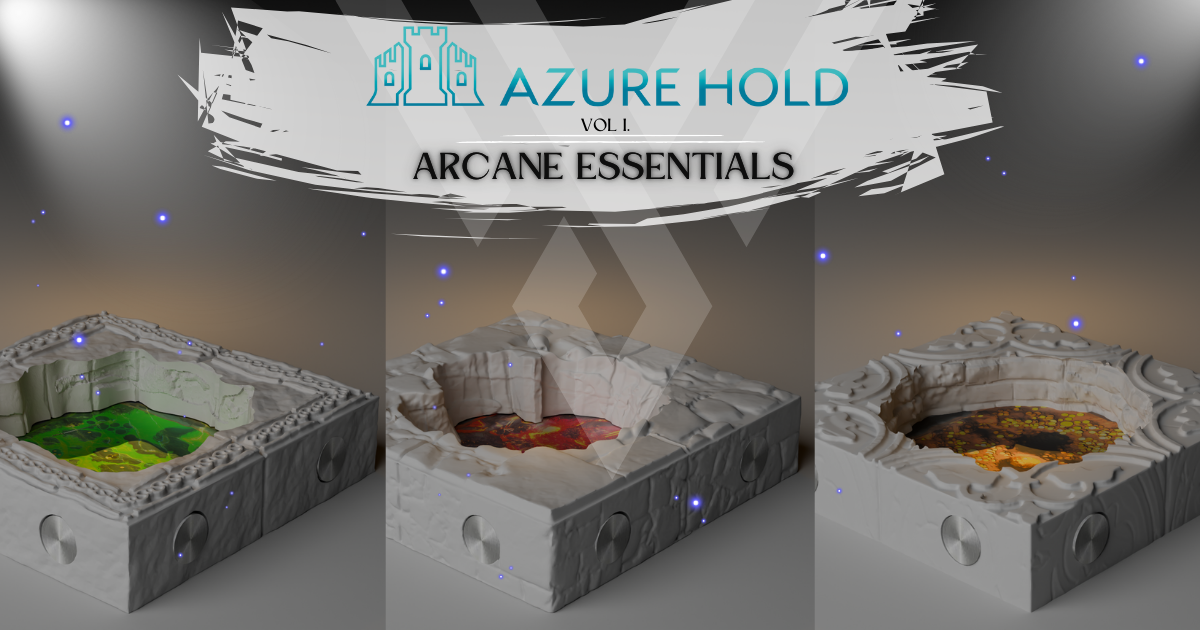 AzureHold - Magnetic Hand-painted Modular Tabletop Terrain by AzureHold ...