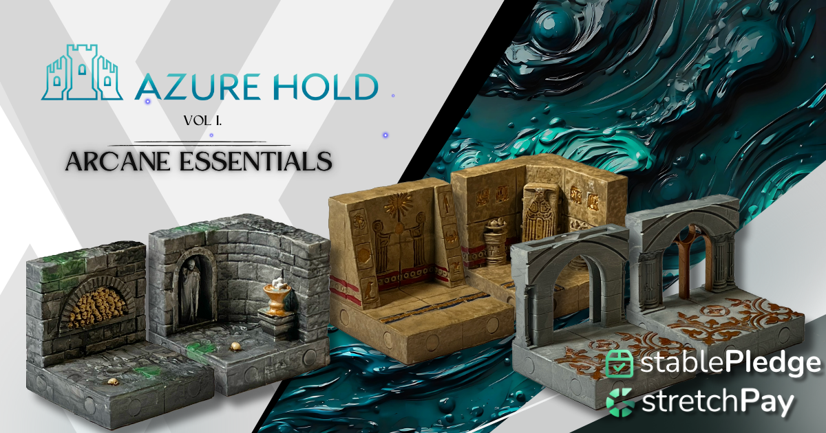 AzureHold - Magnetic Hand-painted Modular Tabletop Terrain by AzureHold ...