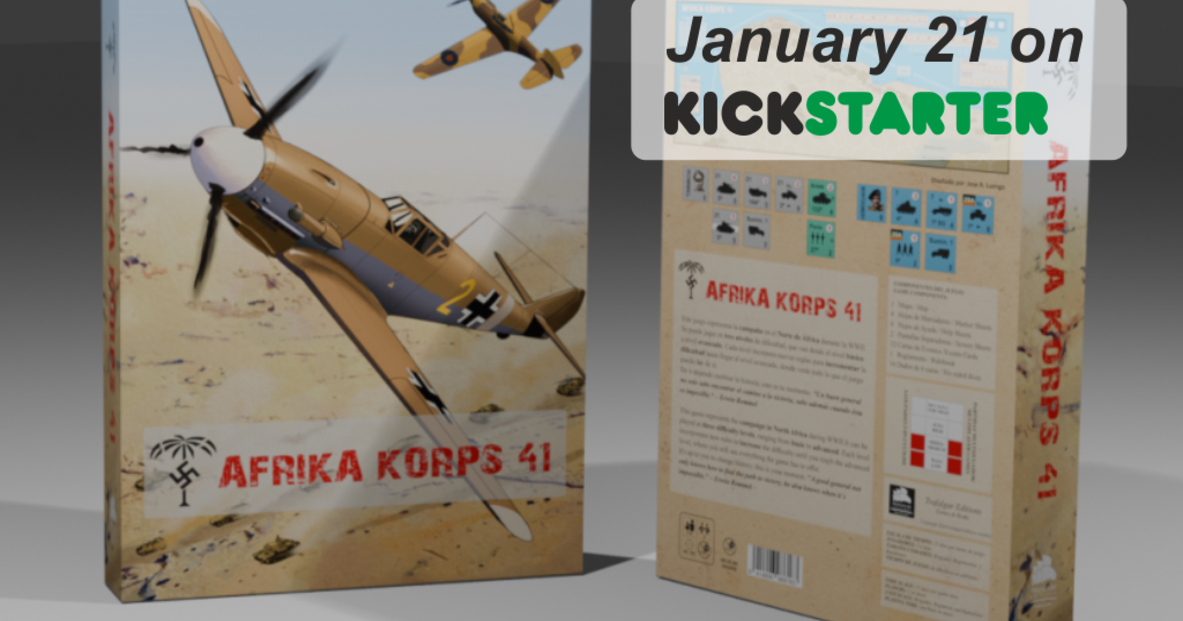 Afrika Korps 41 by Trafalgar Editions - 21 de Enero comienza la campaña ...