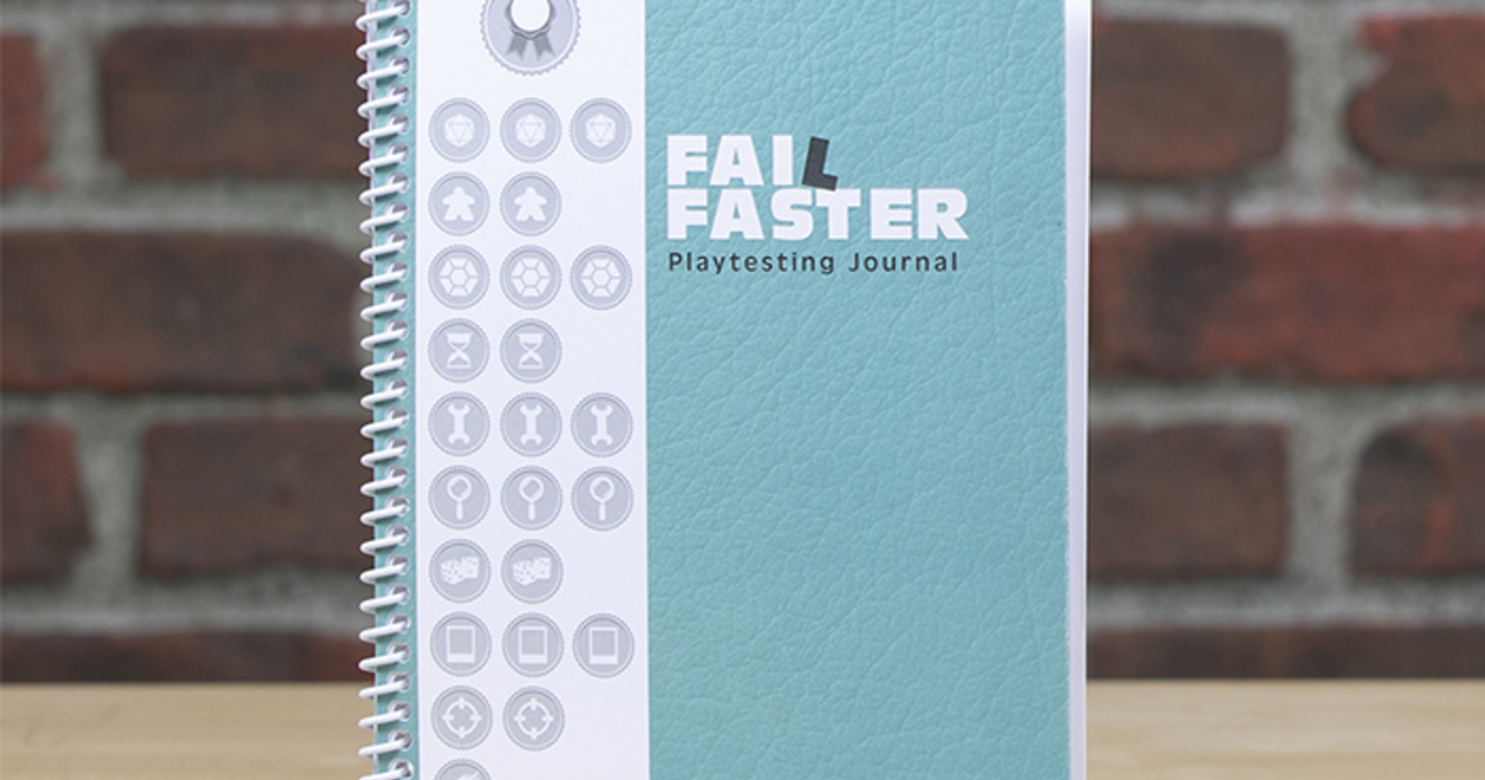 Fail Faster Playtesting Journal by Jay Cormier - Gamefound