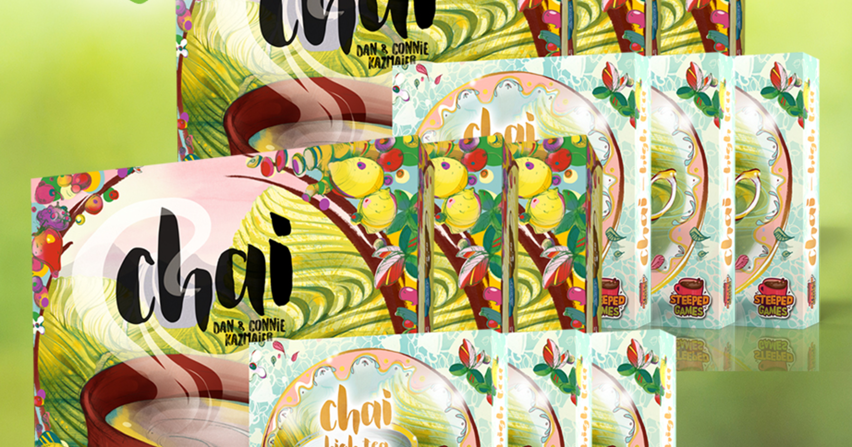 Chai: High Tea (Reprint & Expansion) by Steeped Games - 6X CHAI DELUXE ...