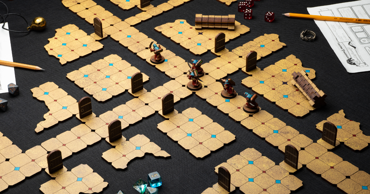 Mad Wizard's Hall: miraculous pre-painted TTRPG dungeon tiles by ...