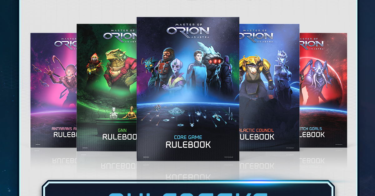 Master of Orion: Ad Astra by Archon Studio - New Rulebooks & Production Update - Gamefound