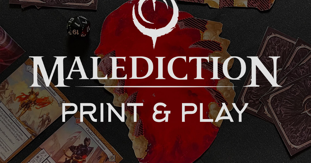 Malediction - Miniatures Card Game by Loot Studios - Malediction Print ...