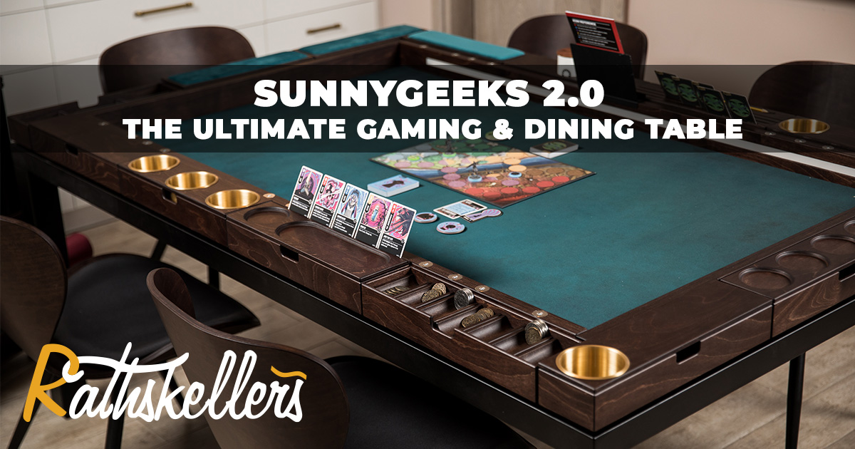 Sunnygeeks 2.0 - Modular Gaming Table by Rathskellers - Gamefound