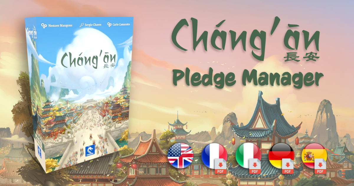 Chang'an - Revised Edition by Pendragon Game Studio srl - Your pledge ...