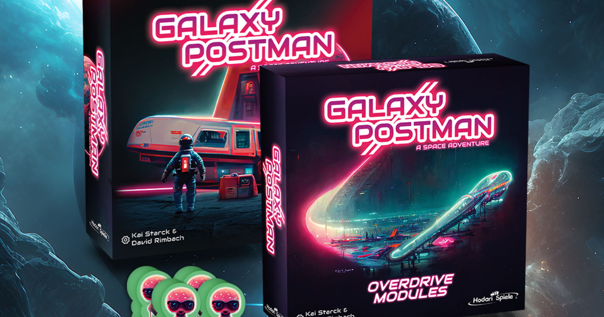 Galaxy Postman Reprint + New Expansion by Hodari Spiele - We are funded! Thank you very much ...