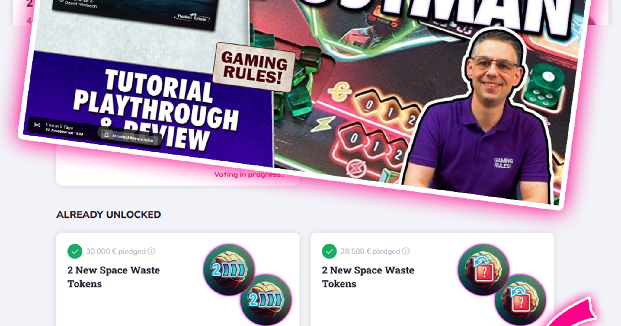 Galaxy Postman Reprint + New Expansion by Hodari Spiele - 3 Stretch Goals unlocked - Paul Grogan ...