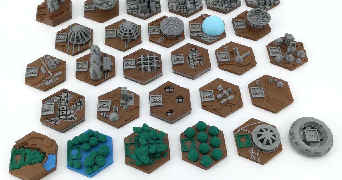 Unofficial Terraforming Mars Accessories & 3D-Tiles by TinkeringPaws ...