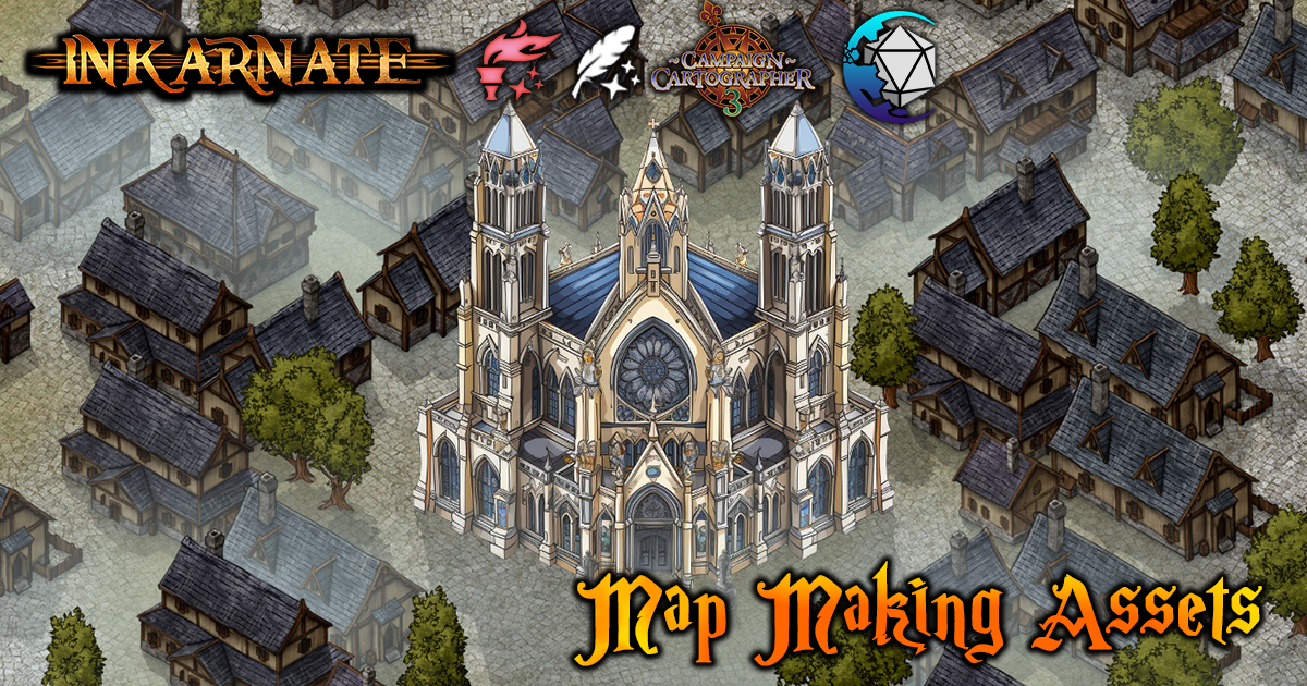 RPG Assets - The Religion Package - For Inkarnate by Benjamin Weisz - Gamefound