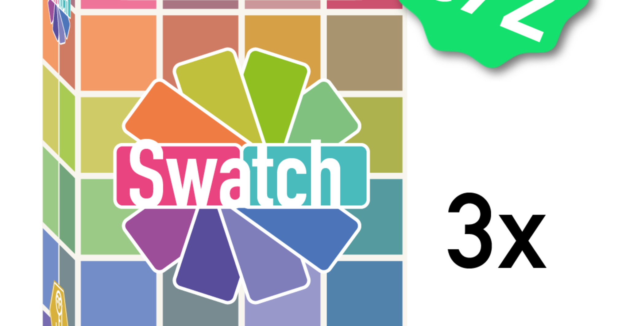 Swatch: the abstract game of art by Minerva Tabletop Games - 3x Copies ...