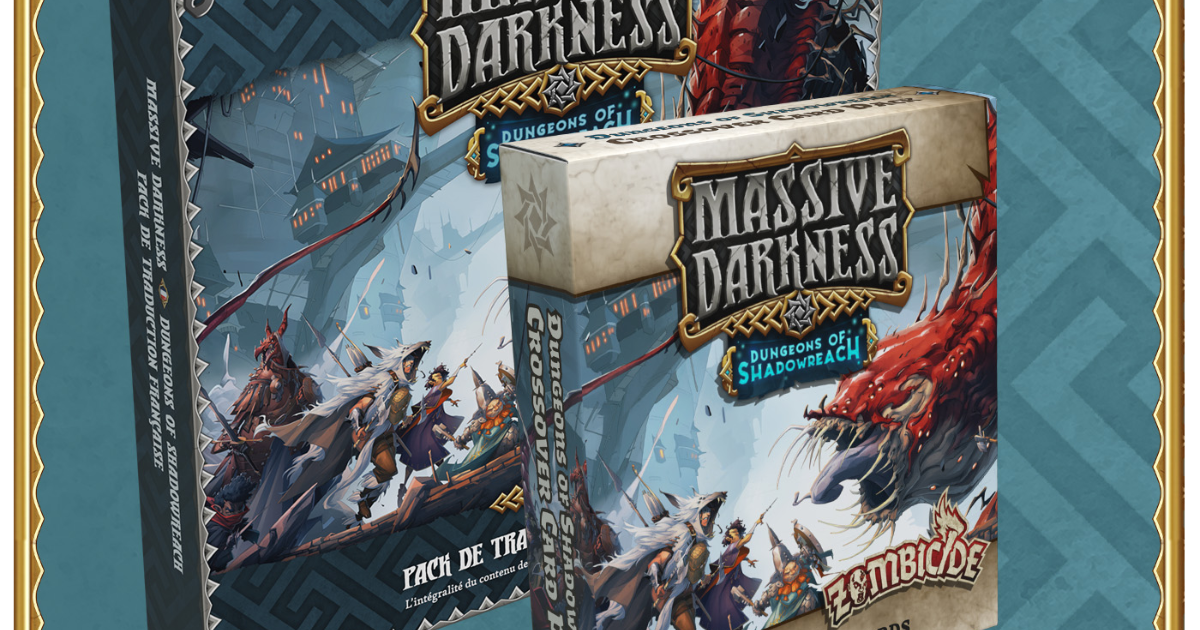 Massive Darkness: Dungeons of Shadowreach by CMON - Zombicide Fantasy Crossover and French ...
