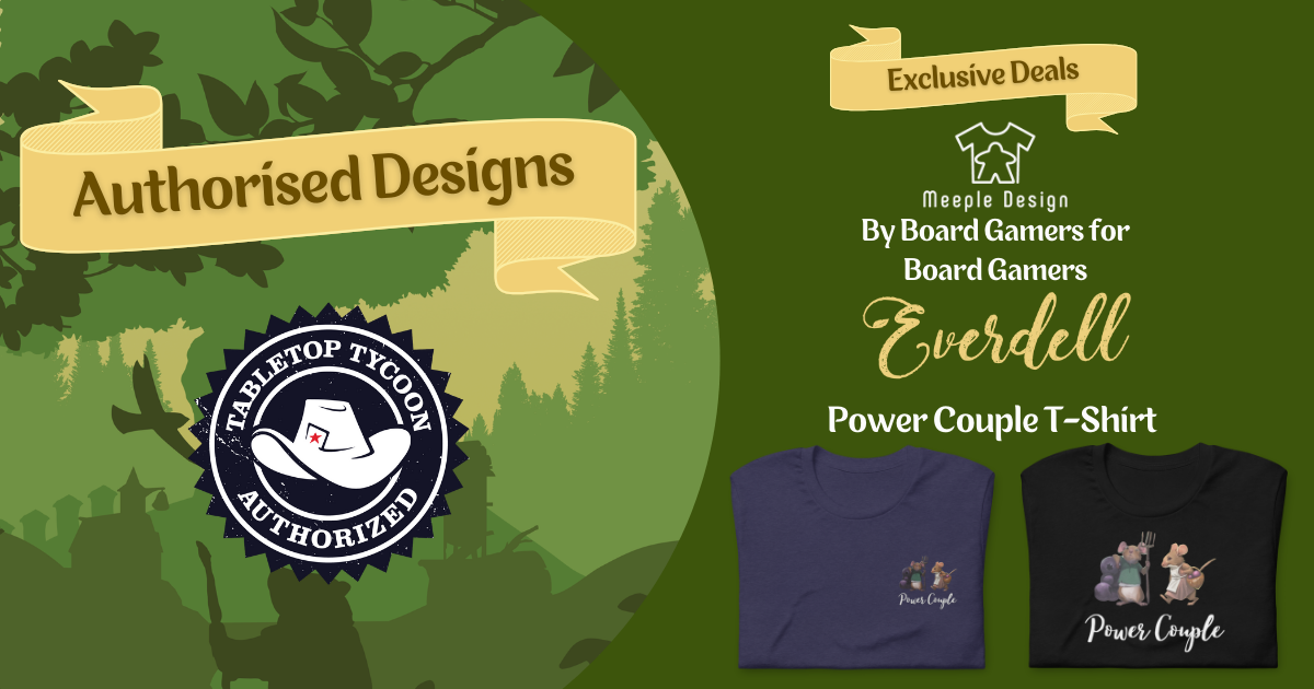 Everdell Power Couple - Meeple Design Apparel by Meeple Design - Gamefound