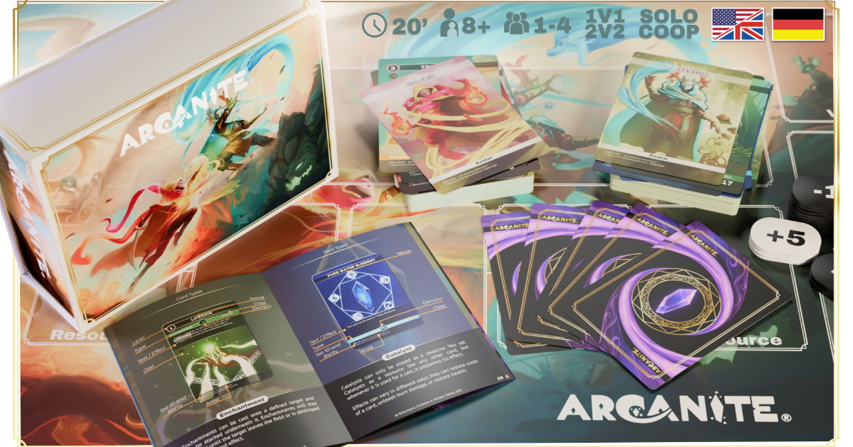 Arcanite - A Strategic Battle Card Game by Tobias Richter - Gamefound