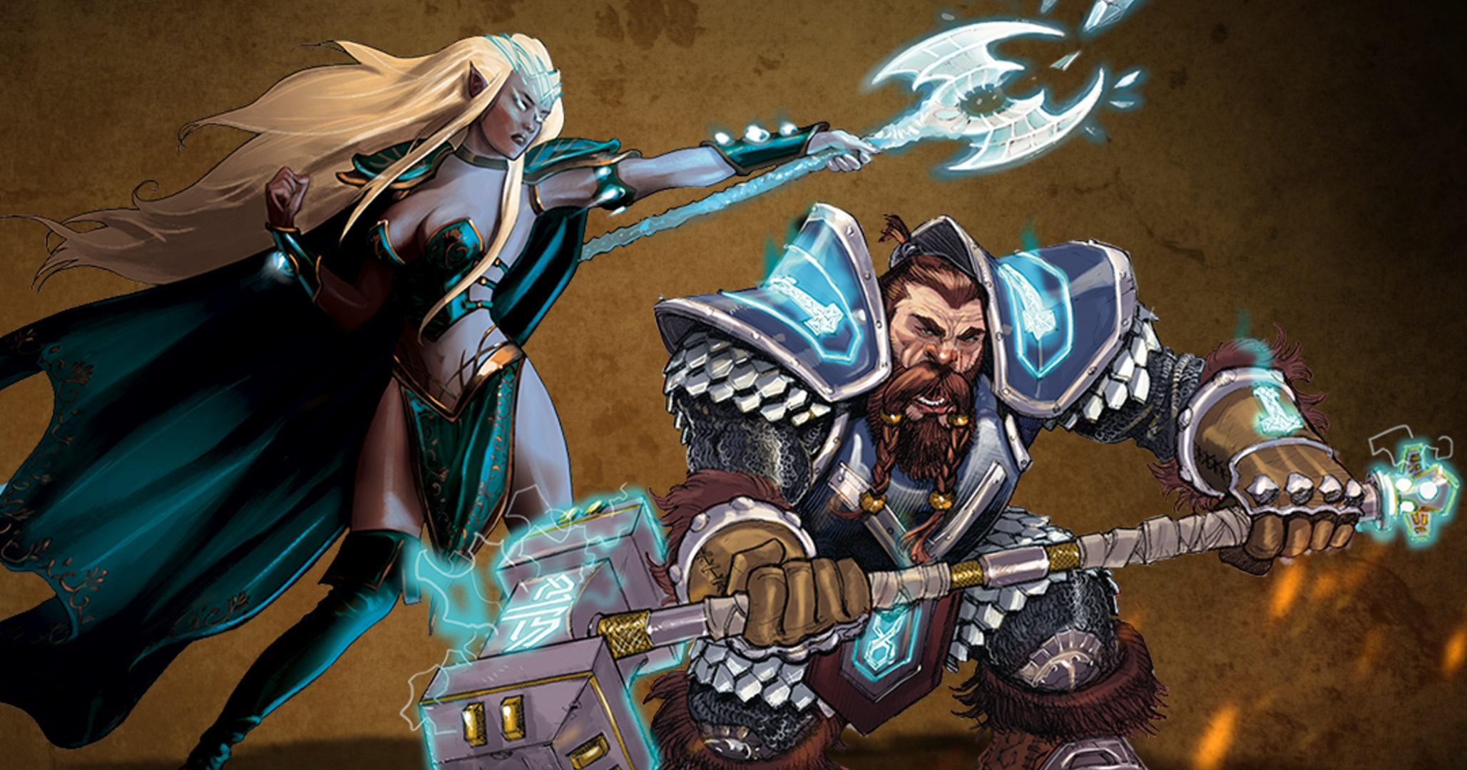 Teburu Dungeon: Sword & Sorcery by Teburu - Thorgar, Auriel, and Combat ...