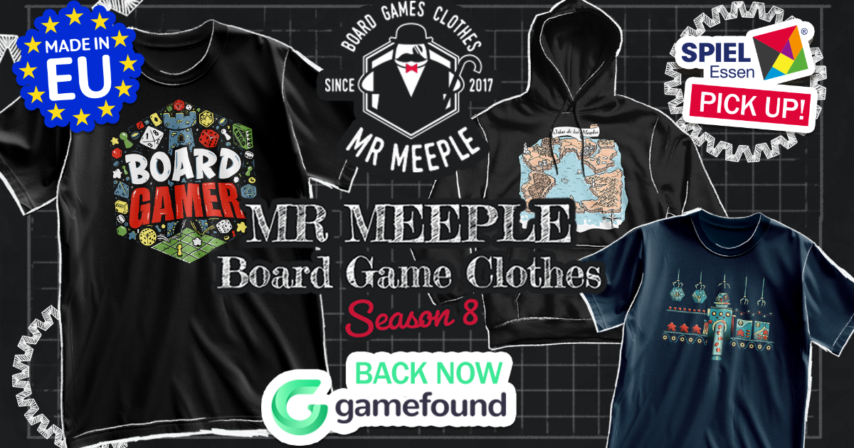 Board Games Clothes Season Eight by Mr Meeple by MrMeeple - Gamefound