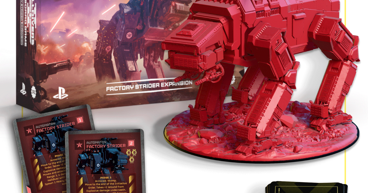 HELLDIVERS 2: The Board Game by Steamforged Games - The Factory Strider ...