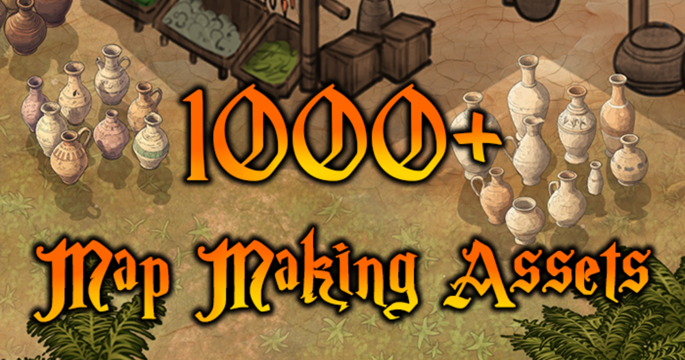 1000+ Brand NEW RPG Map making Assets by Benjamin Weisz - Fulfilled ...