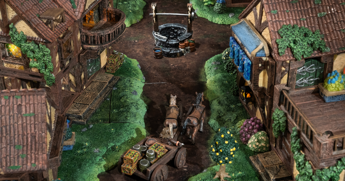 Cities Reforged: Tudor Village - Hand Painted Modular Terrain by ...