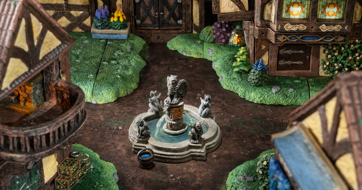 Cities Reforged: Tudor Village - Hand Painted Modular Terrain by Dwarven Forge - One Week Until ...