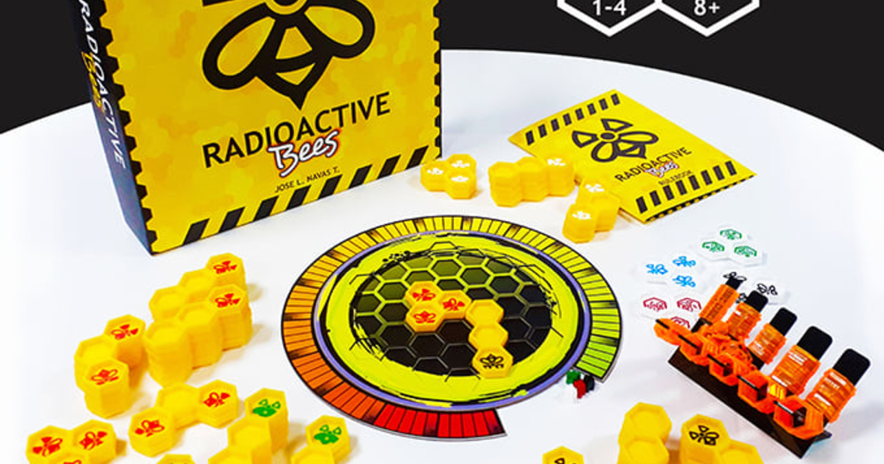 Radioactive Bees boardgame by INEVITABLE IDEAS - Gamefound