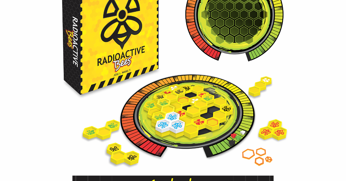 Radioactive Bees boardgame by INEVITABLE IDEAS - ROYAL HONEYCOMB ...