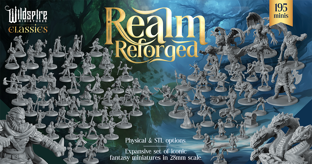 Realm Reforged: Essential Fantasy Miniatures -- Physical & STL by ...
