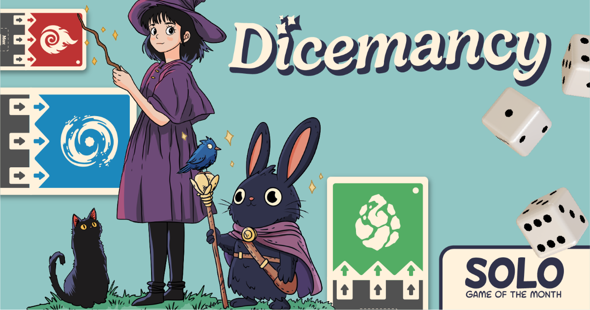 Dicemancy [Solo Game of the Month] by Gabe-Barrett - Gamefound