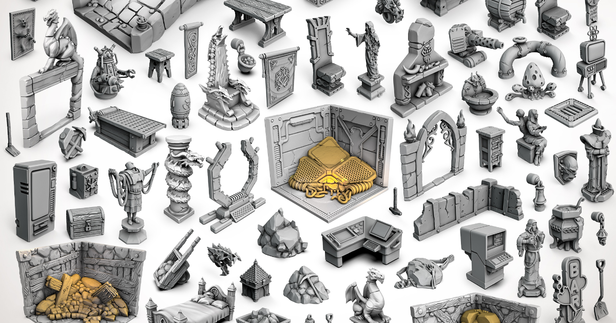 Dungeons & Lasers Second Edition by Archon Studio - Stretch Goals ...